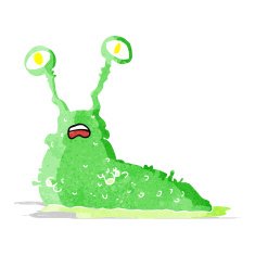 Cartoon gross slug N25 free image download
