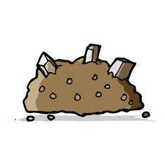 Cartoon pile of rubble N4 free image download