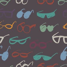 Seamless glasses pattern free image download