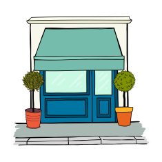 Sketchy shop on the ground N3 free image download