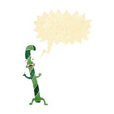 Cartoon dancing christmas candy cane with speech bubble N24 free image ...