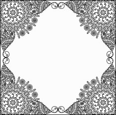 Henna Frame N26 free image download