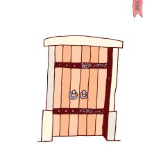 Old Door icon illustration vector N16 free image download