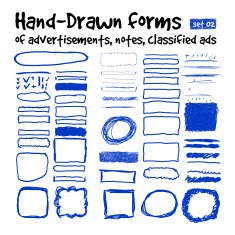 Hand-drawn forms free image download