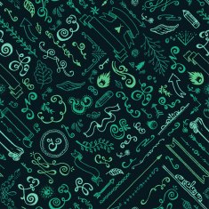 Seamless hand drawn doodle pattern N4 free image download