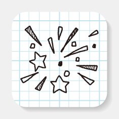 Doodle firework N23 free image download