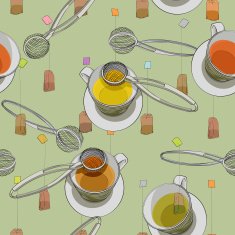 Tea Time Pattern N3 free image download