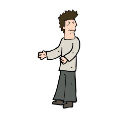 Cartoon disgusted man N16 free image download