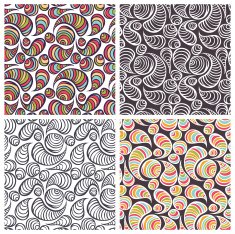 Abstract seamless pattens set free image download