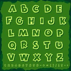 SHADED FONT free image download