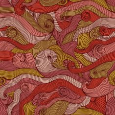 Seamless hand-drawn waves texture N17 free image download