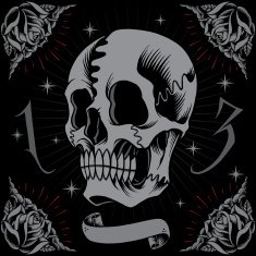 Skull and Roses Frame N2 free image download