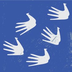 Hand and birds symbol free image download