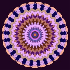 Bright purple hand-drawing ornamental lace abstract background free ...