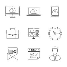 Sketchy Business Icons N2 free image download