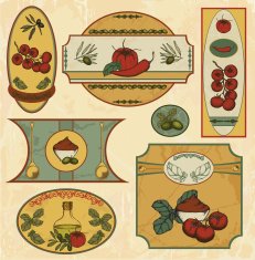 Tomato labels free image download