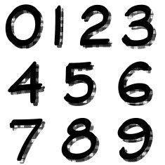 Colored numbers N5 free image download