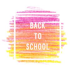 Motivation poster "Back to school" free image download