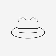 Hat line icon N9 free image download