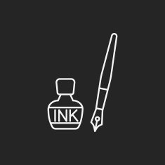 Ink line icon N14 free image download