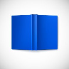 Open blank book cover top view free image download