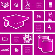 Education sticker infographic N102 free image download