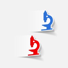 Realistic design element microscope N9 free image download