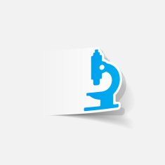 Realistic design element microscope N24 free image download