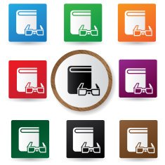 Reading sign vector free image download