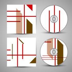Vector cd cover set for your design N30 free image download