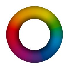 Torus Ring Rainbow Colors free image download