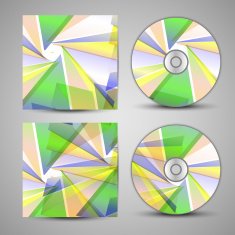 Vector cd cover set for your design N43 free image download
