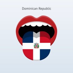 Dominican Republic language Abstract human tongue free image download