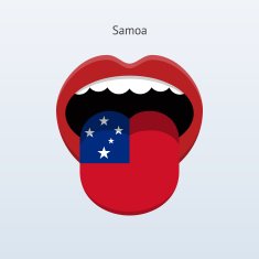 Samoa language Abstract human tongue free image download