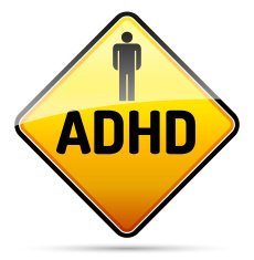 ADHD - Attention deficit hyperactivity disorder isolated sign free ...