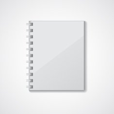 Gray notebook free image download
