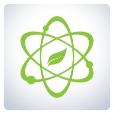 Atom with nature Science free image download