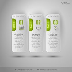 Modern tabs as design elements Business symbols N35 free image download