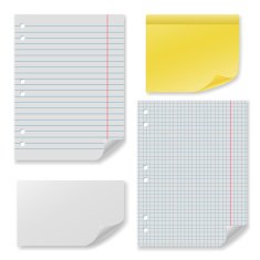 Note paper set free image download