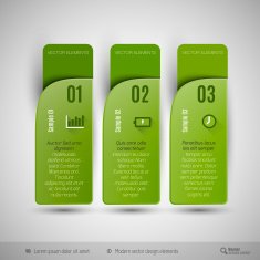 Vector tabs as design elements for business layouts N22 free image download