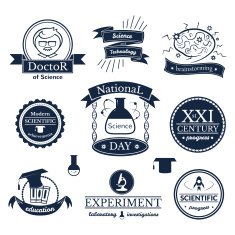 Science signs set N3 free image download