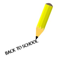 Creative pencil banner free image download