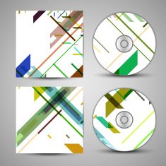 Vector cd cover set for your design N104 free image download