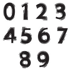 Set of numbers N2 free image download