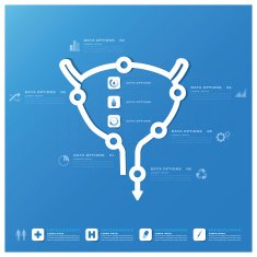 Bladder Shape Business And Medical Infographic Design Template free ...