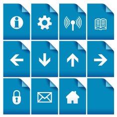 Blue Info Docs free image download