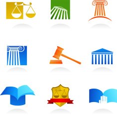 Set of law icons free image download