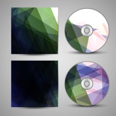 Vector cd cover set for your design N115 free image download