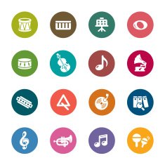 Music Color Icons N2 free image download
