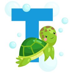 Alphabet T for Turtle N2 free image download